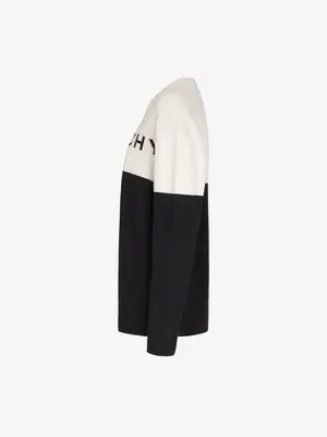 Givenchy Two Tone Logo Jacquard Pullover