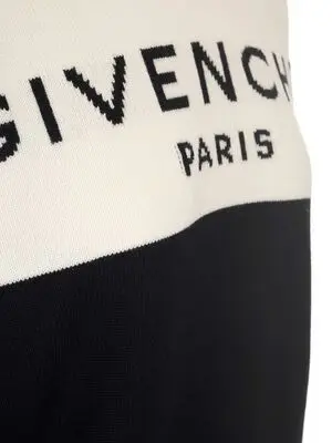 Givenchy Two Tone Logo Jacquard Pullover