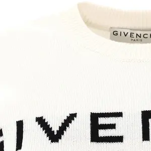 Givenchy Two Tone Logo Jacquard Pullover