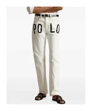 Ralph Lauren Straight Print Trousers