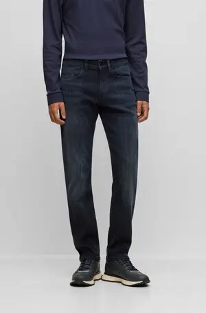 Hugo Boss Logo-patch Cotton Jeans