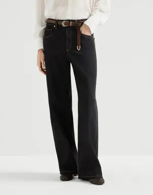 Brunello Cucinelli Loose Flared Jeans - Black