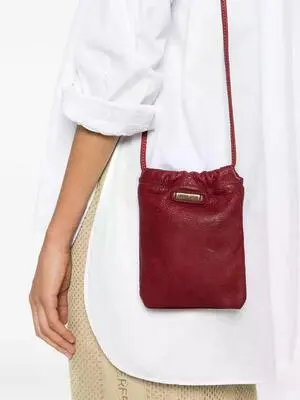 CATERINA LUCCHI Eva Leather Crossbody Bag - Red