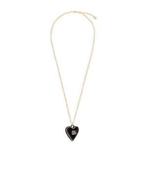 Dolce & Gabbana Dolce Gabbana Heart Pendant Necklace - Yellow