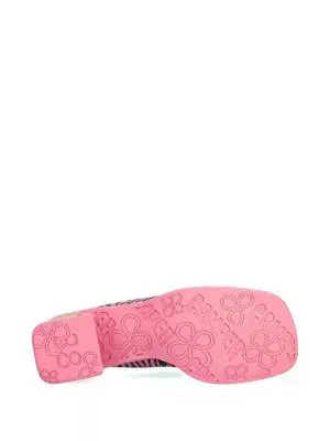 Camper Twins Zebra-print Sandals