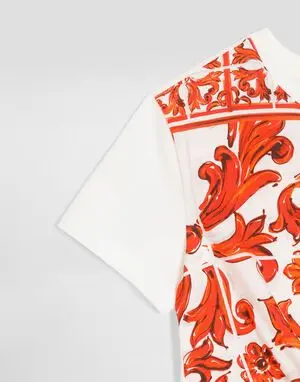 Dolce & Gabbana Majolica Print Jersey T-shirt