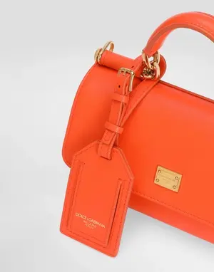 Dolce & Gabbana Mini Sicily Handbag In Calfskin - Orange