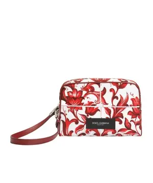 Dolce & Gabbana Majolica-print Essenza Poplin Handbag - Red