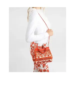 Dolce & Gabbana Small Sicily Handbag With Majolica Embroidery