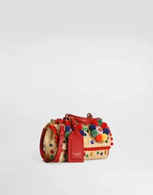 Dolce & Gabbana Mini My Sicily Handbag In Raffia