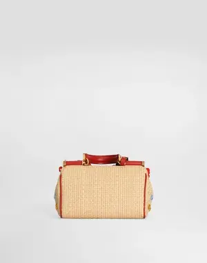 Dolce & Gabbana Mini My Sicily Handbag In Raffia