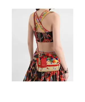 Dolce & Gabbana Mini My Sicily Handbag In Raffia