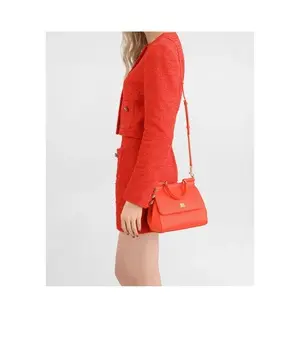 Dolce & Gabbana Medium Sicily Handbag - Orange