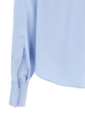 Brunello Cucinelli Long Sleeve Shirt With Monile Piping