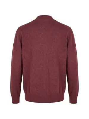 Brunello Cucinelli Half-zip Cashmere Sweater - Red