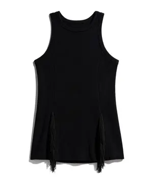 IRO PARIS Sleeveless Knit Top With Tasseled Detail