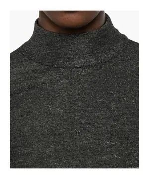 Brunello Cucinelli High Neck Metallic-effect Sweater