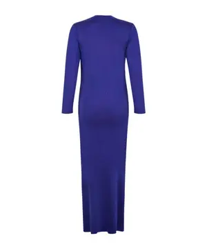 TOM FORD Plunging Neckline Front Slit Maxi Dress