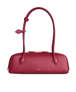 Alaïa Le Teckel Medium Bag In Calfskin - Carmine