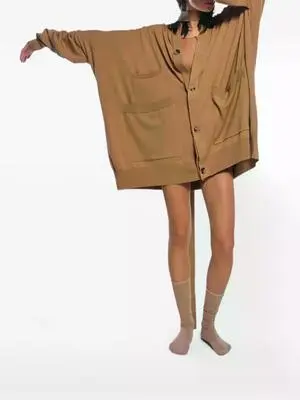 ROT Oversized V-neck Cardigan