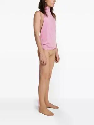 ROT Halter Silk Top