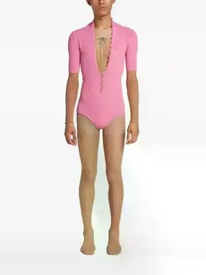 ROT Plunging Neck Bodysuit