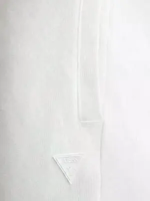 Guess Logo-patch Drawstring Track Pants - White