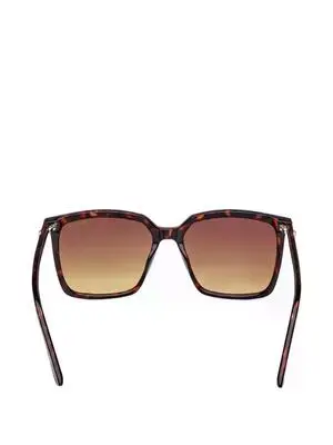 Guess Tortoiseshell-effect Square-frame Sunglasses