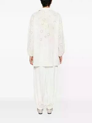 COTAZUR Broderie Anglaise Sequin Embellished Shirt
