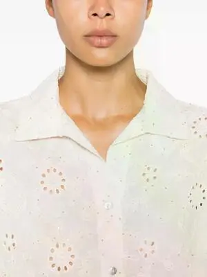 COTAZUR Broderie Anglaise Sequin Embellished Shirt