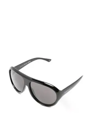 Gucci Pilot-frame Sunglasses With Logo Lettering