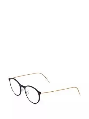 LINDBERG Round-frame Titanium Eyeglasses