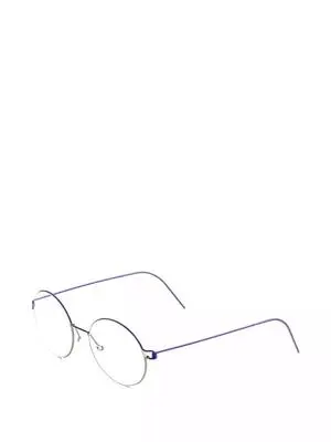 LINDBERG Dakota Round-frame Eyeglasses - Purple