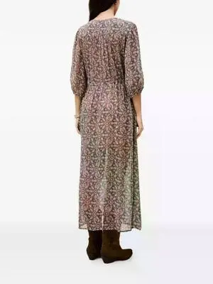 Ba&sh Floral Print Midi Dress