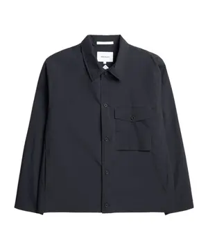 Norse Projects Collared Windproof Casual Jacket - Black