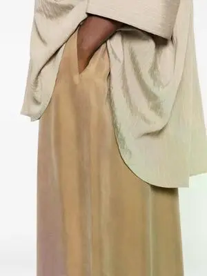 ELEH Ruffled High-waisted Trousers