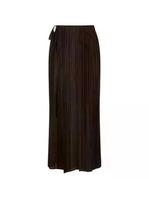 MEIMEIJ Pleated Tie-waist Palazzo Pants