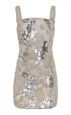 Rachel Gilbert Embellished Mini Dress