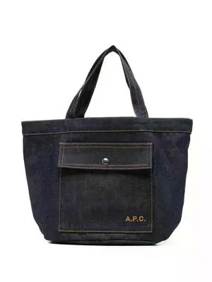A.p.c. Jade Tote Bag - Blue