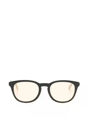 Brunello Cucinelli Logo Detail Sunglasses - Black