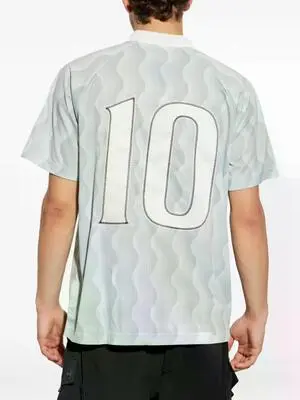 Adidas Summer Glow Wave-pattern Polo Shirt
