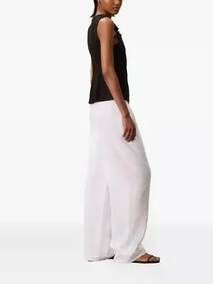 Calvin Klein Crepe-texture Sleeveless Top With Twist Detail
