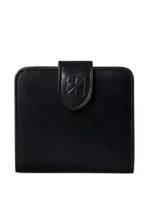 Calvin Klein Square-shape Leather Wallet - Black