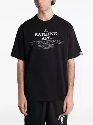 A BATHING APE Logo-print Cotton T-shirt