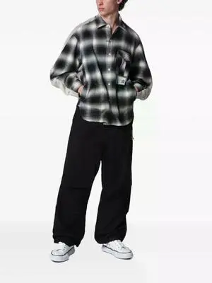 Mihara Yasuhiro Check-pattern Panelled Jacket