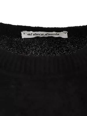 AL DUCA D’AOSTA 1902 Ribbed-trim Terry-effect T-shirt