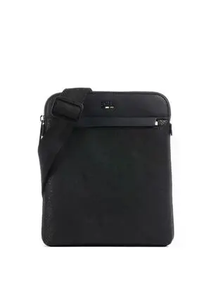 BOSS Ray Monogram Messenger Bag - Black