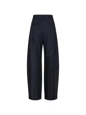 Pinko Pinstripe Belted Trousers