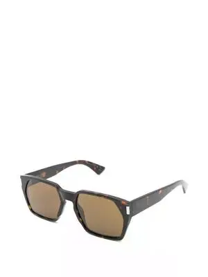 Saint Laurent Geometric Frame Sunglasses