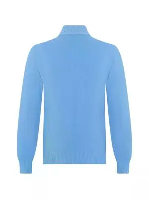 Fedeli High-neck Zip-up Cardigan